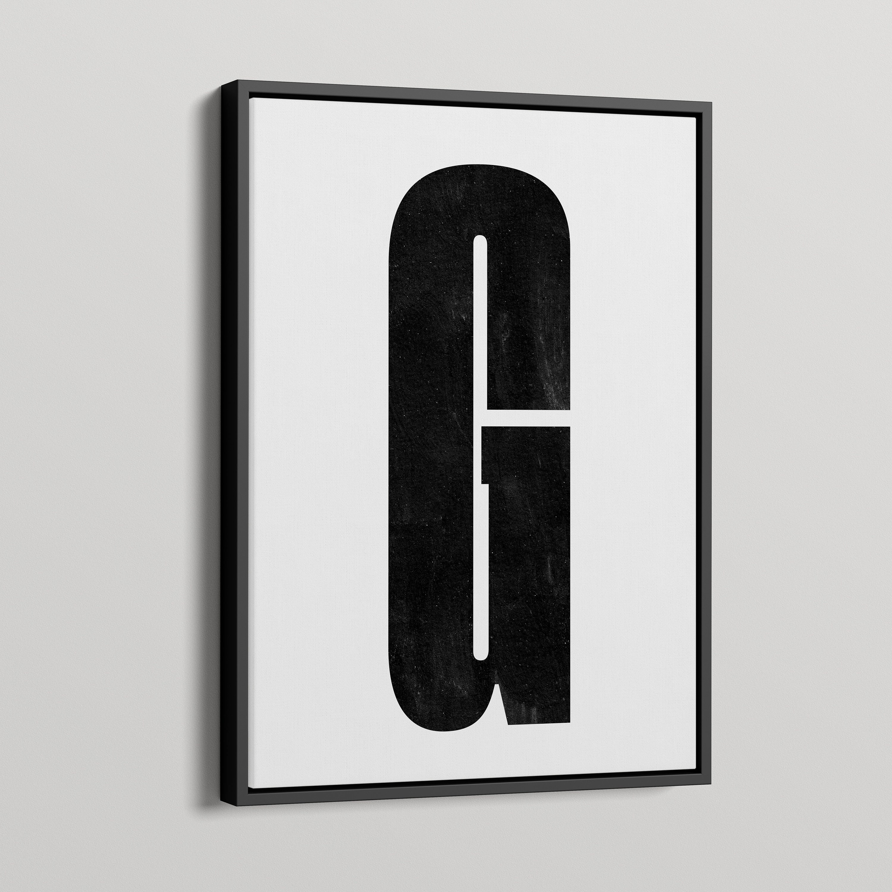 Capital Letter Wall Art | Monogram Poster Art Print | Letter G ...