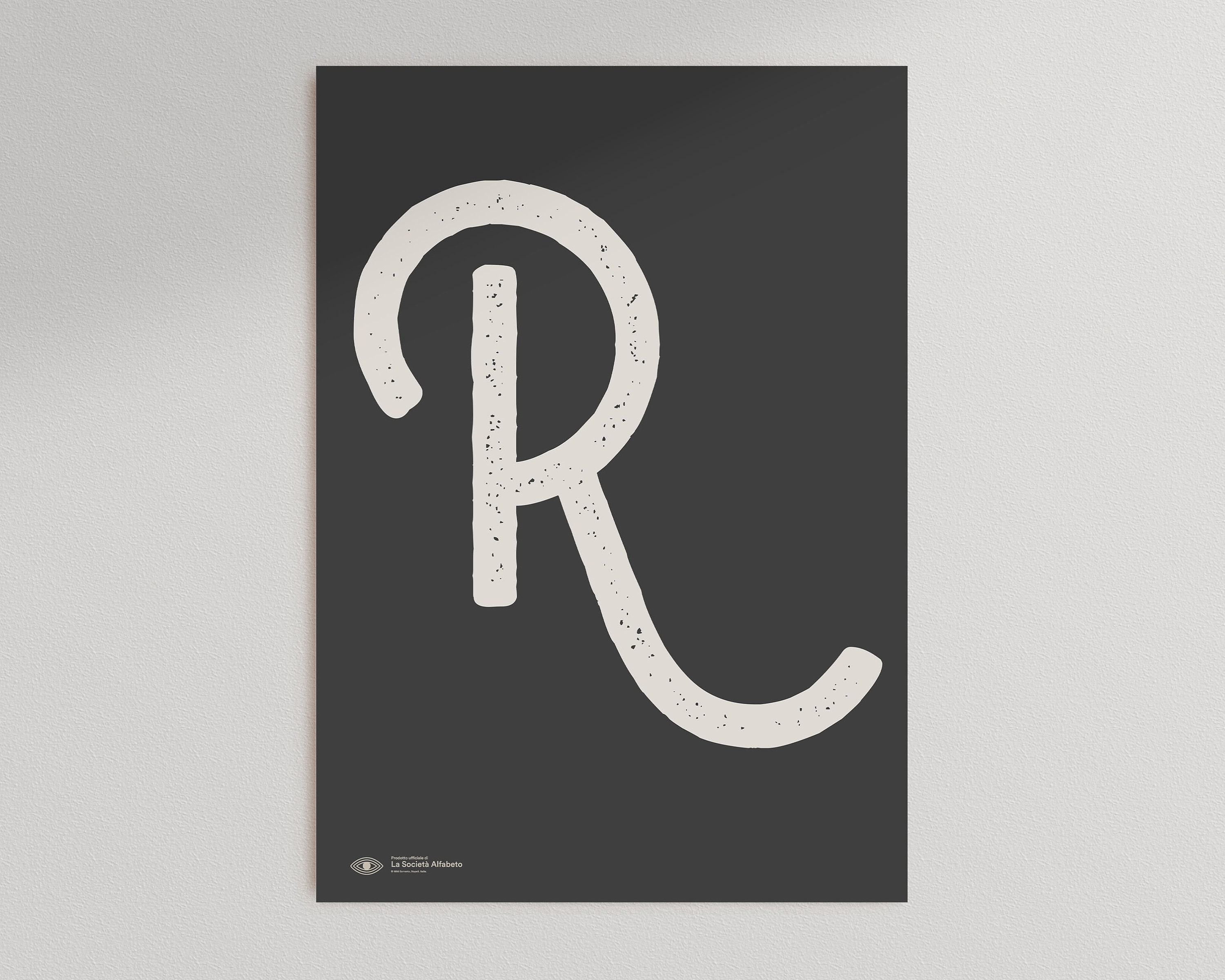 Capital Letter Wall Art Monogram Poster Art Print Letter R | Etsy