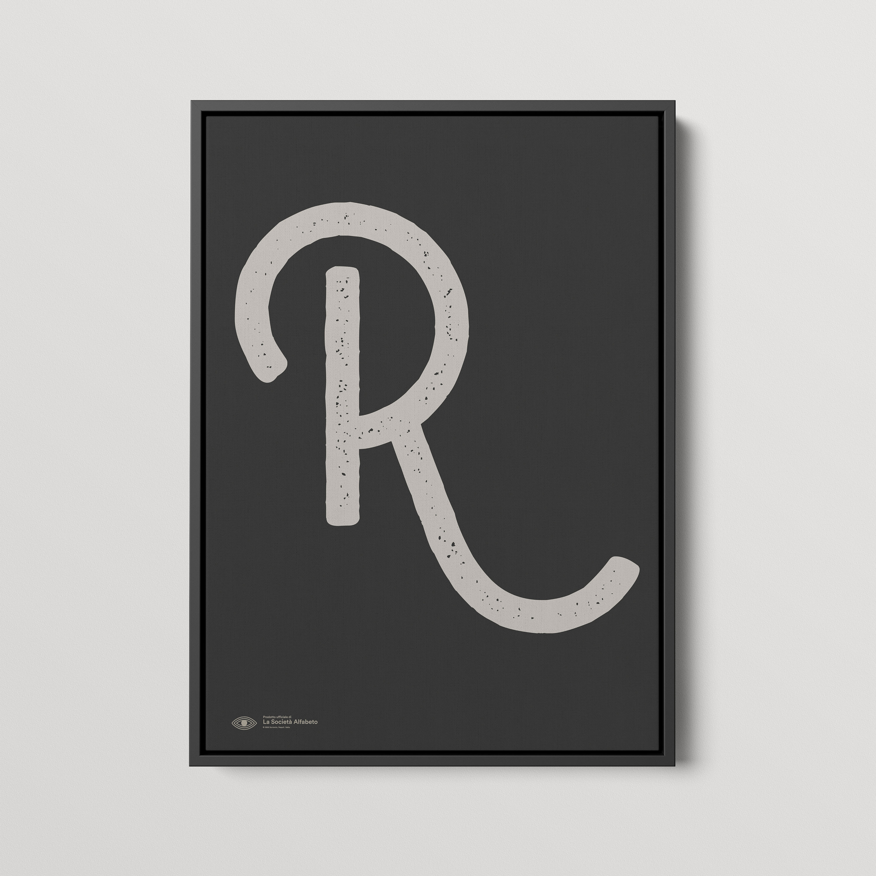 Capital Letter Wall Art Monogram Poster Art Print Letter R | Etsy