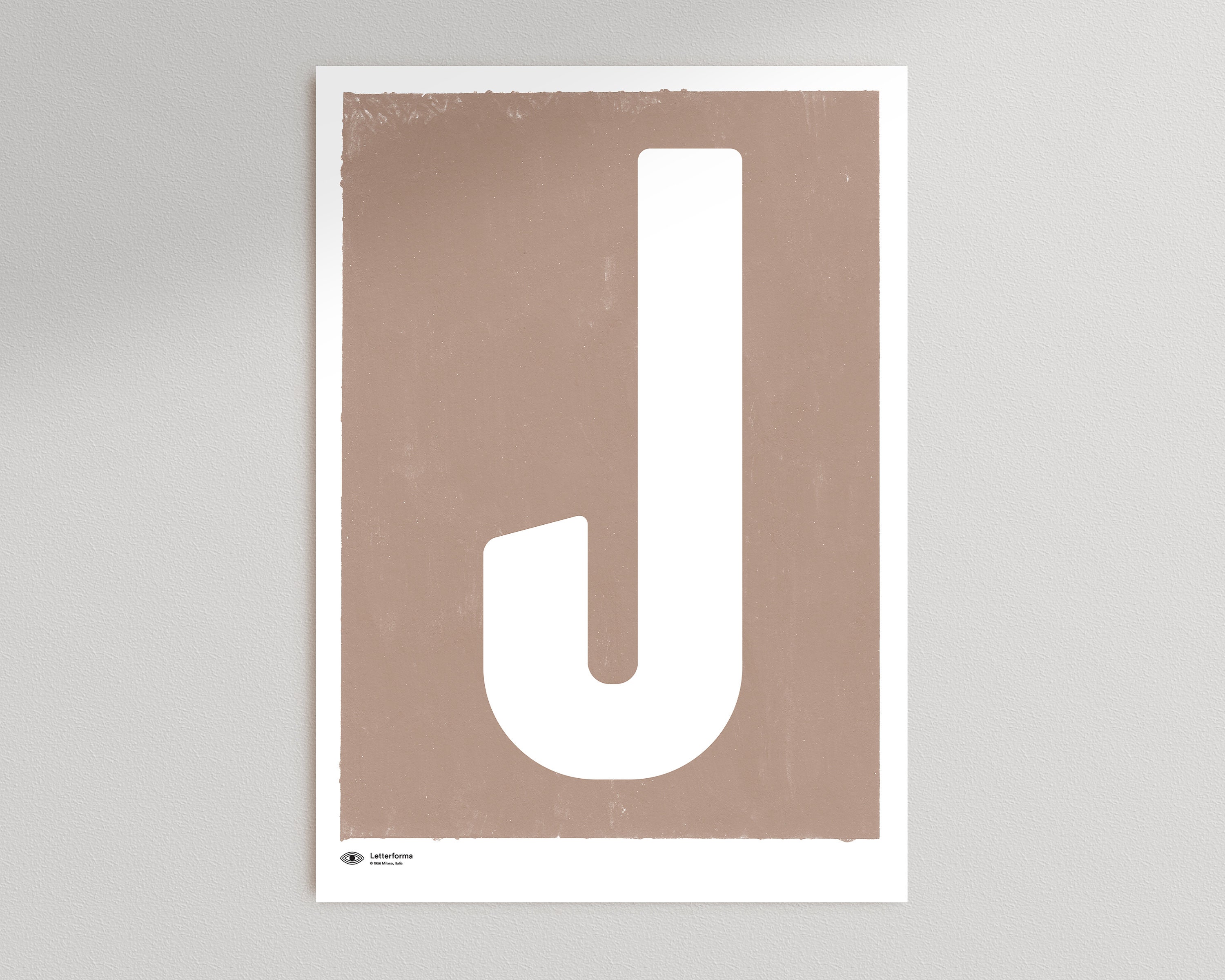 Capital Letter Wall Art Monogram Poster Art Print Letter J Instant ...