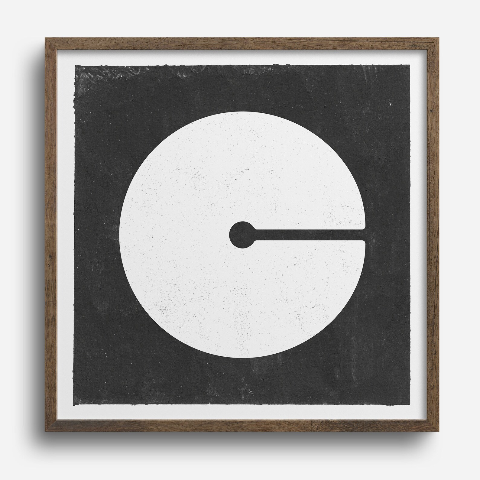 LETTER C Block Letter Square Wall Art Modern Monogram | Etsy