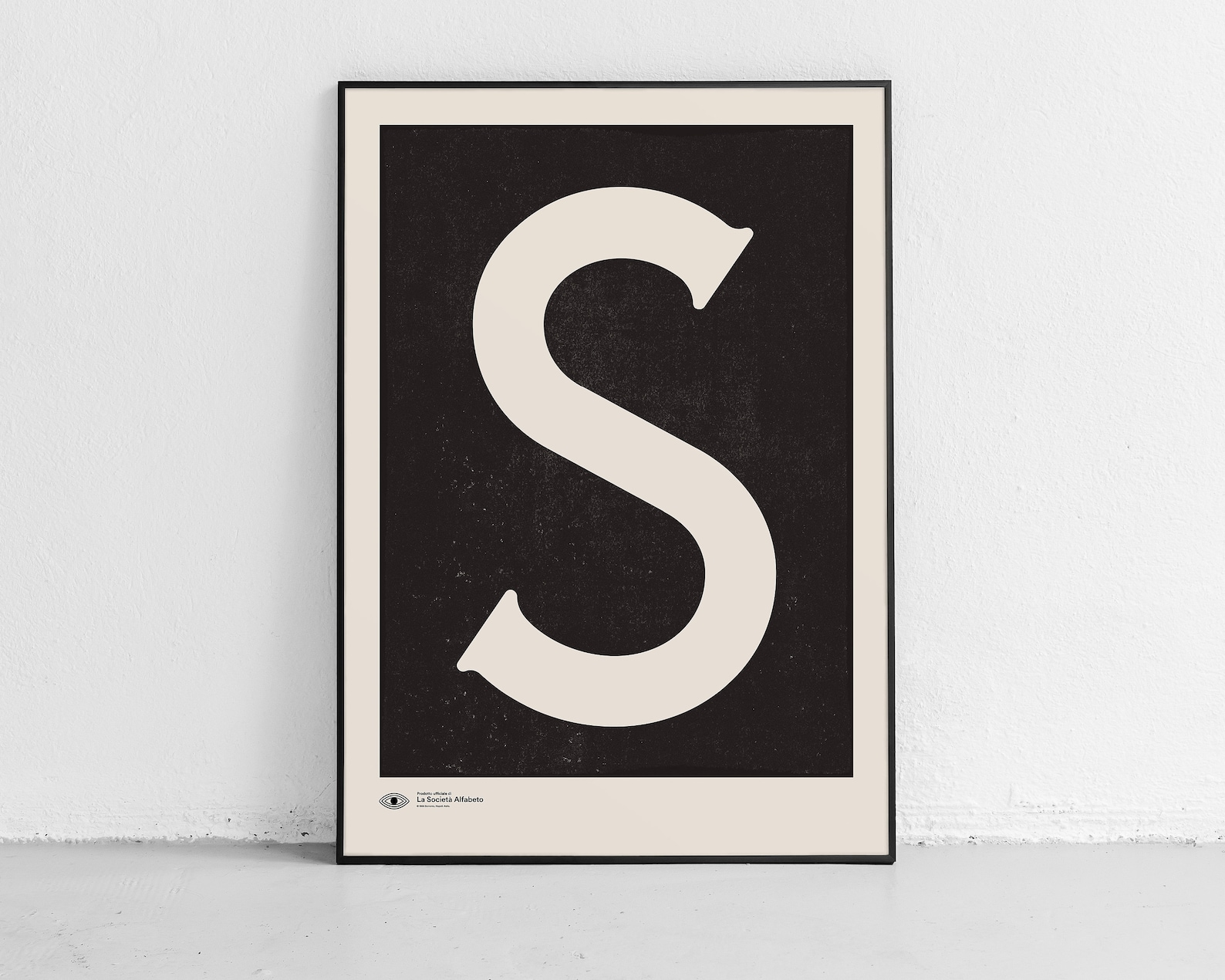 Capital Letter Wall Art Monogram Poster Art Print Letter S - Etsy