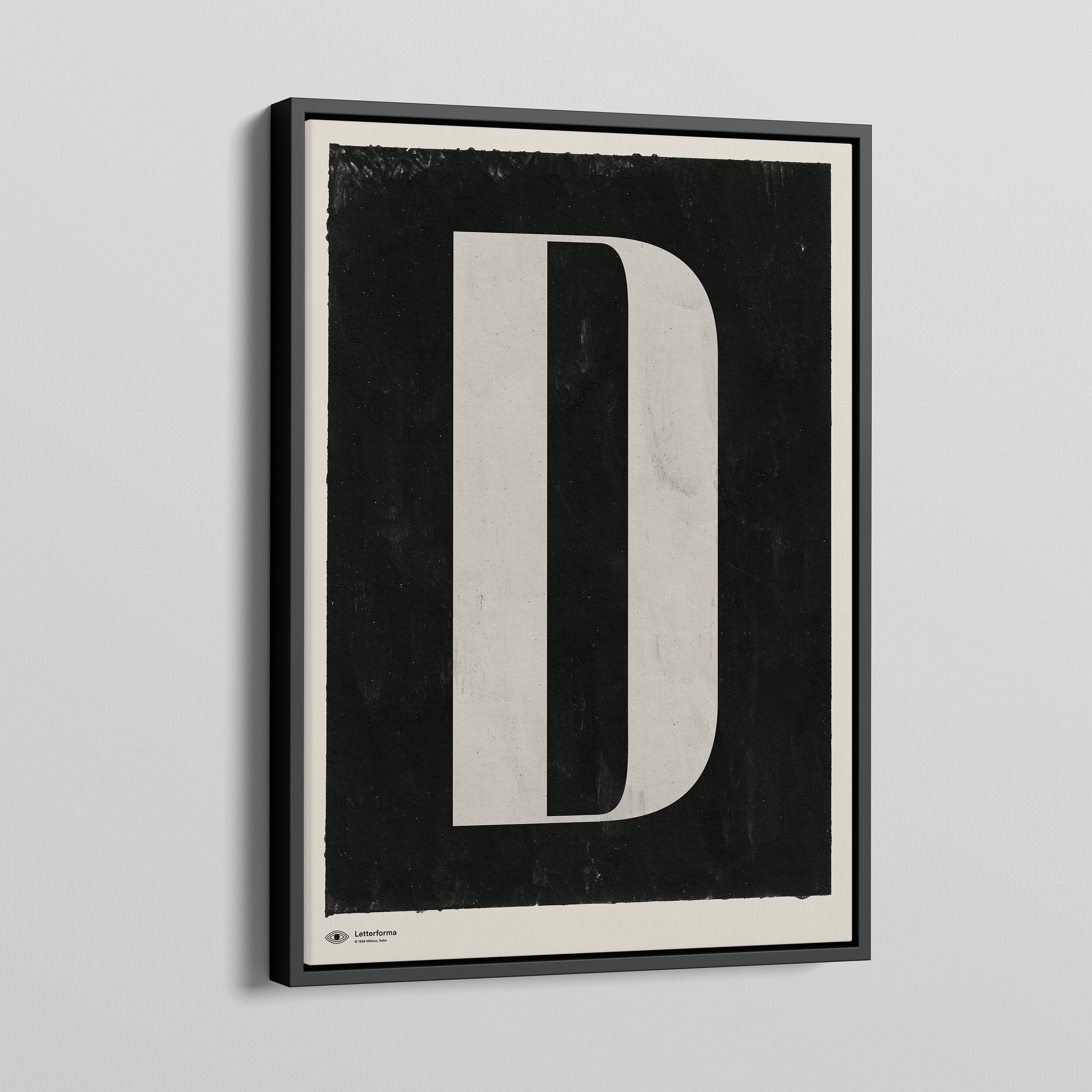 Capital Letter Wall Art | Monogram Poster Art Print | Letter D Spirit ...