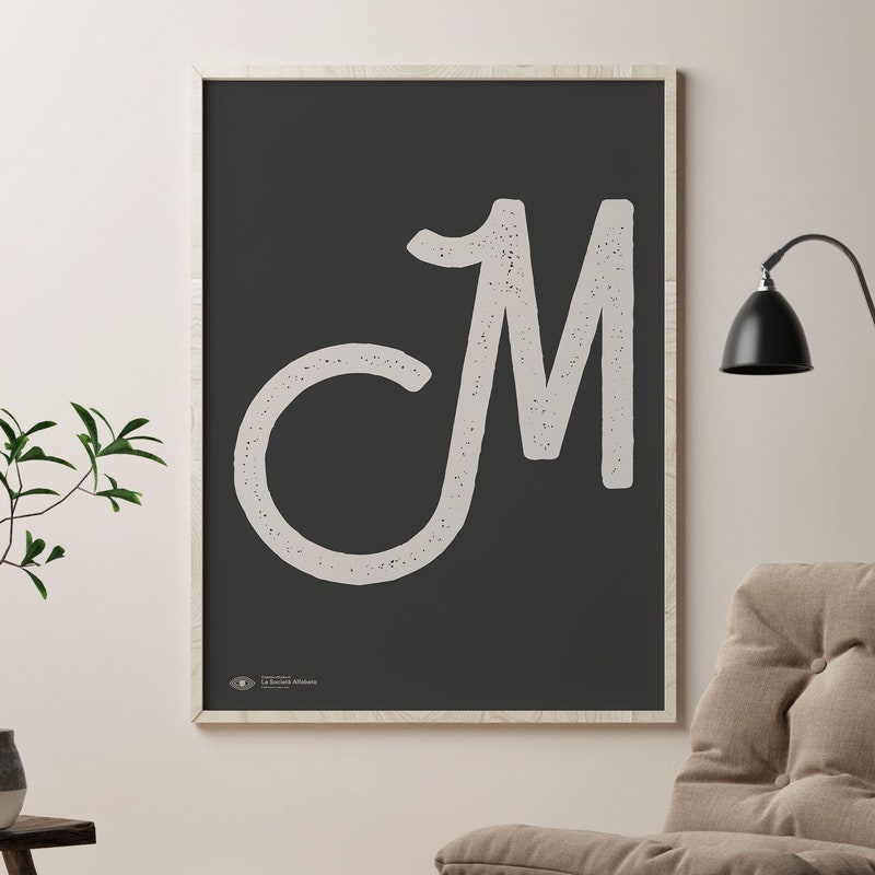 Letter M Print - Etsy