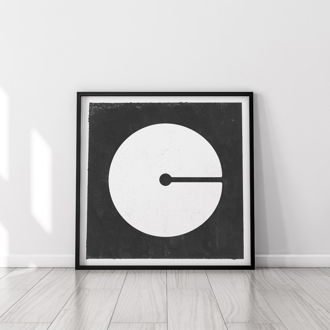 LETTER C Block Letter Square Wall Art Modern Monogram | Etsy