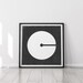 LETTER C — Block Letter Square Wall Art, Modern Monogram Poster Art ...
