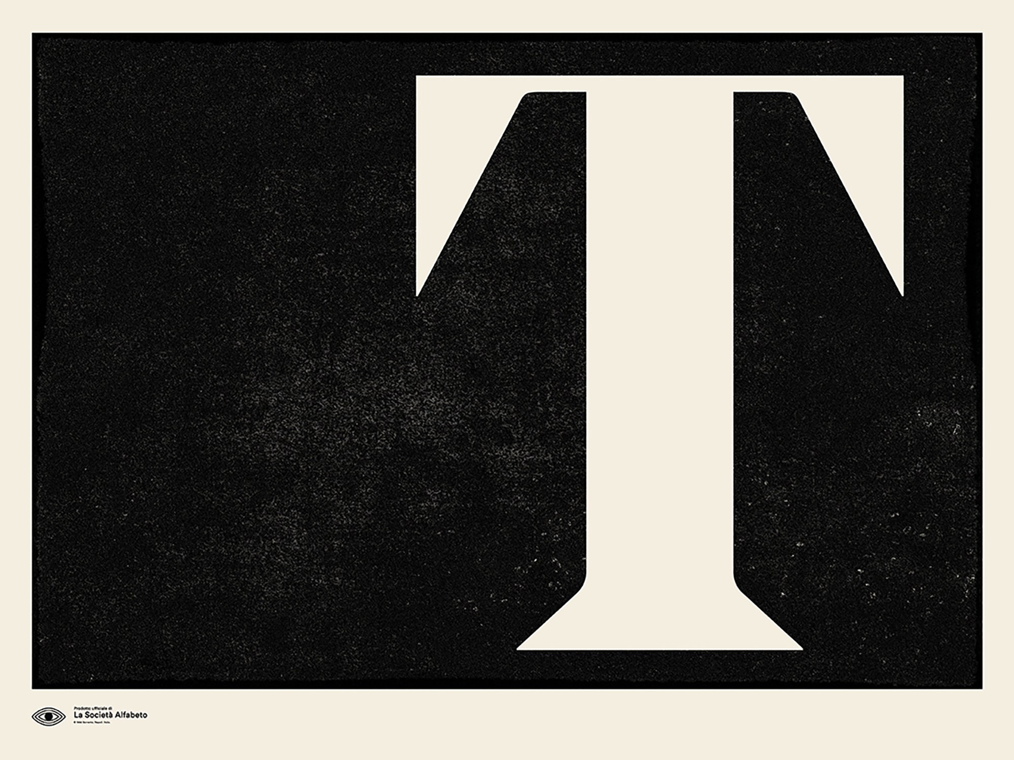 Large Wall Art, Monogram Poster Art Print, Letter T, Instant Download ...