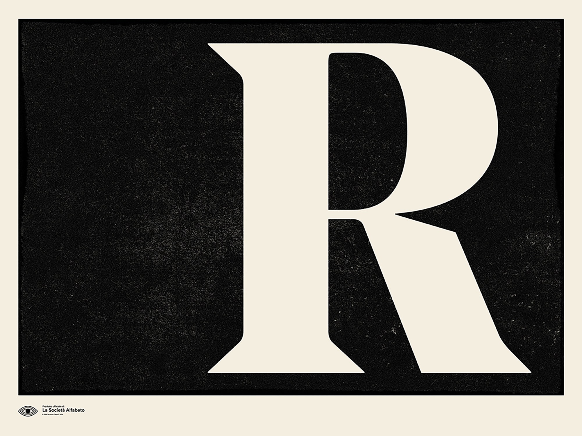 Large Wall Art Monogram Poster Art Print Letter R Instant - Etsy