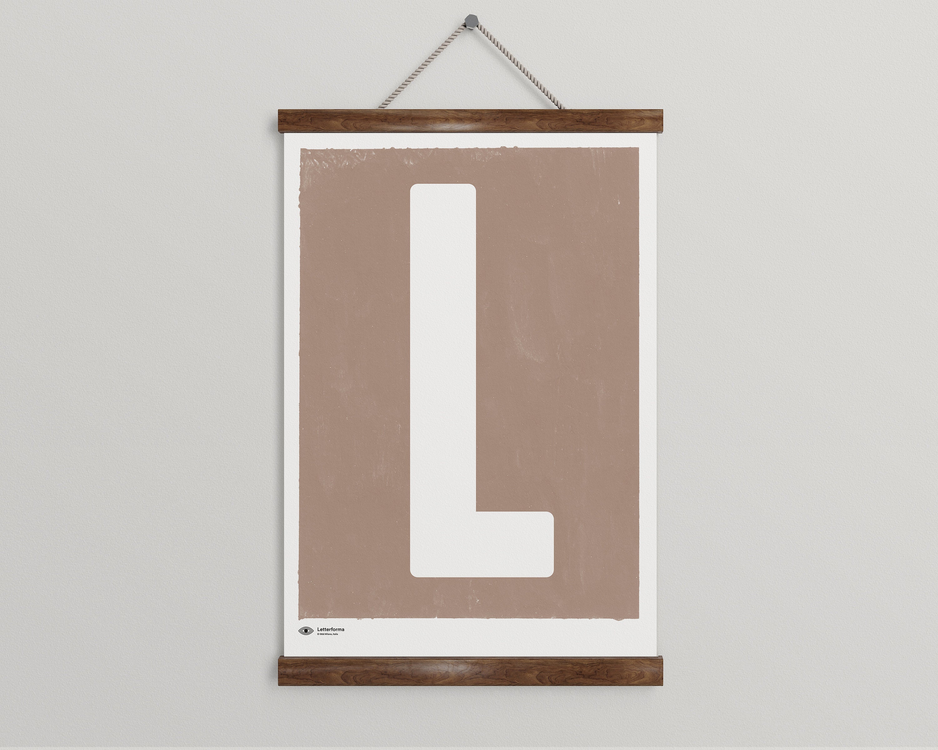Capital Letter Wall Art Monogram Poster Art Print Letter L - Etsy