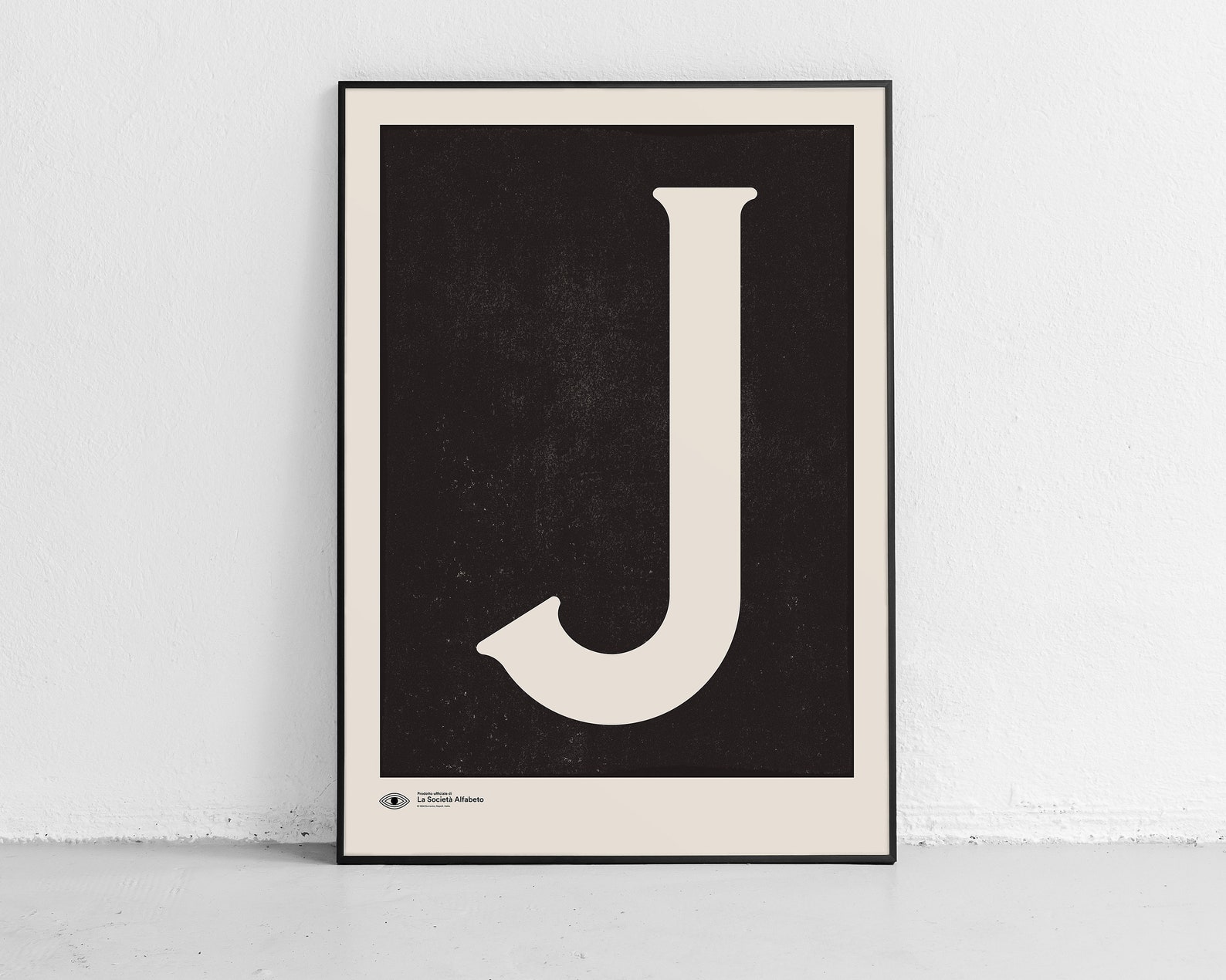 Capital Letter Wall Art Monogram Poster Art Print Letter J - Etsy