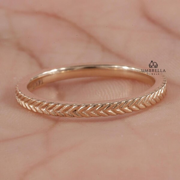 Wheat Pattern Ring - Etsy
