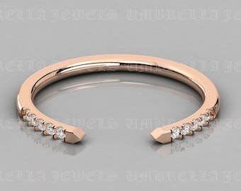 Open Cuff Wedding Band - Etsy