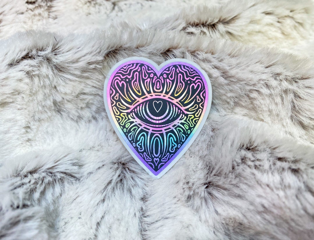 Kira Pride Matte Mirror Sticker - Etsy
