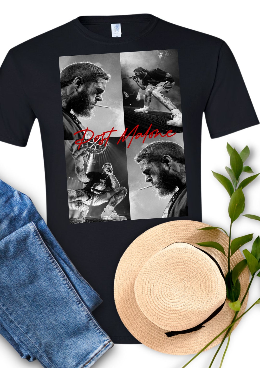 Maloneee,post Malone Merch, Post Malone 2024 Tour, Posty Rap Crewneck ...