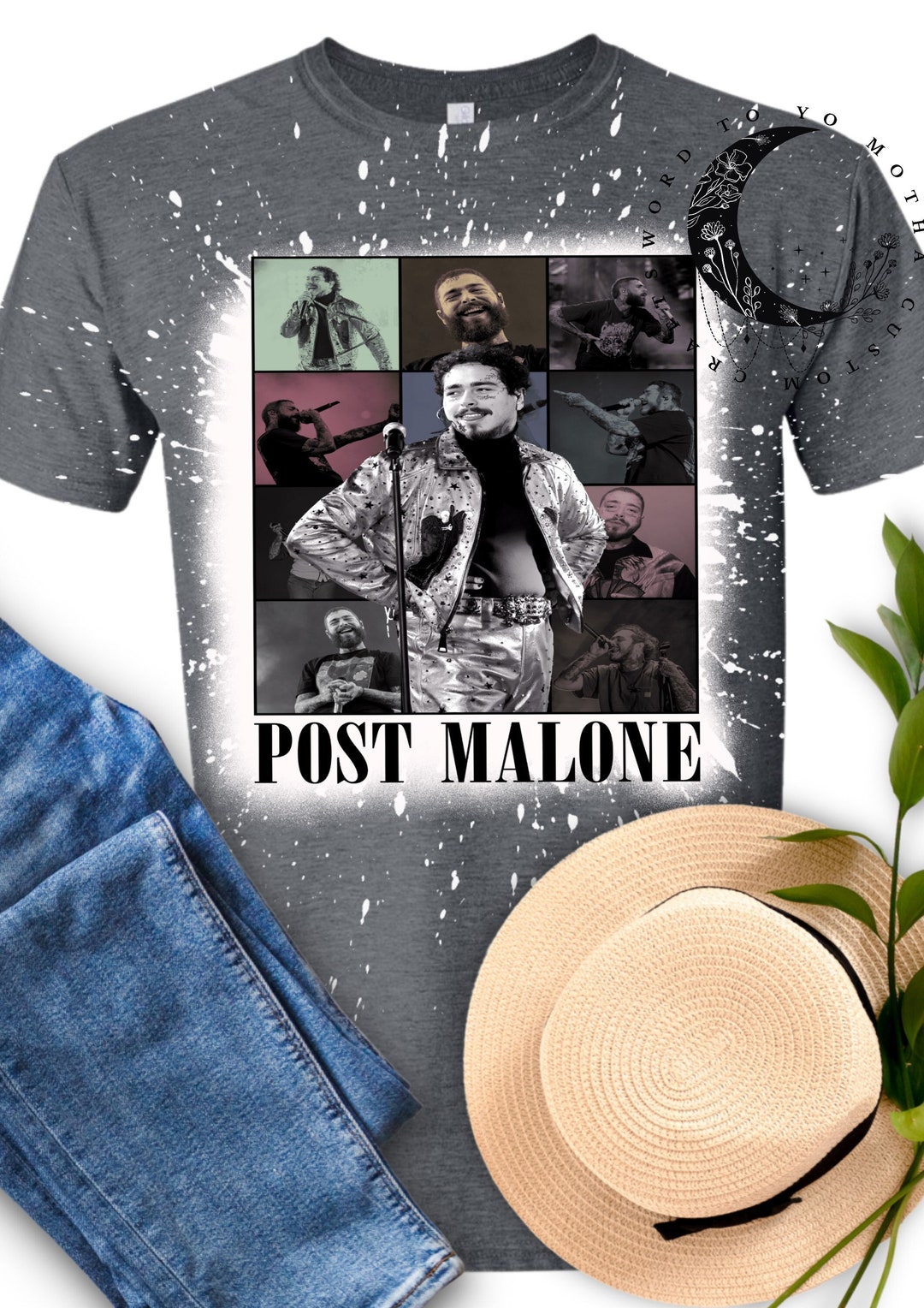 POSTY ERAS Tour,post Malone Merch, Post Malone 2024 Tour, Posty Rap ...