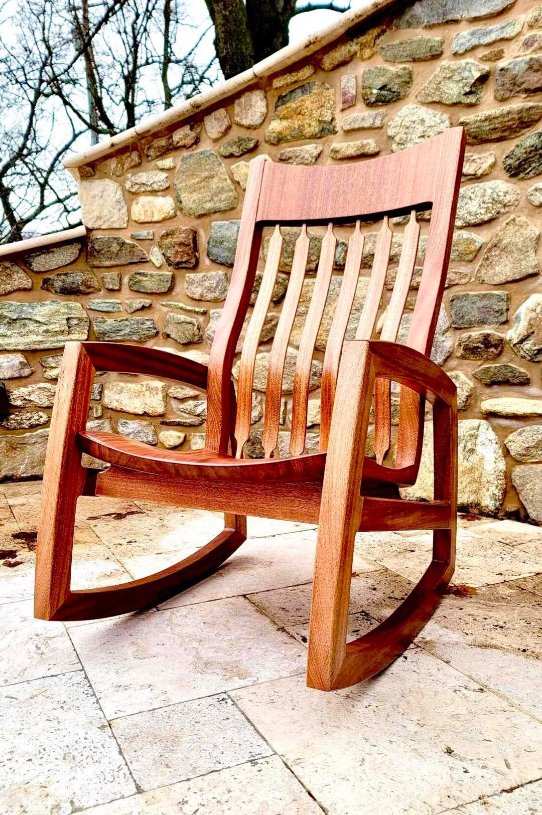 Custom Rocking Chair, Handmade Chair, Wood Rocking Chair - Etsy