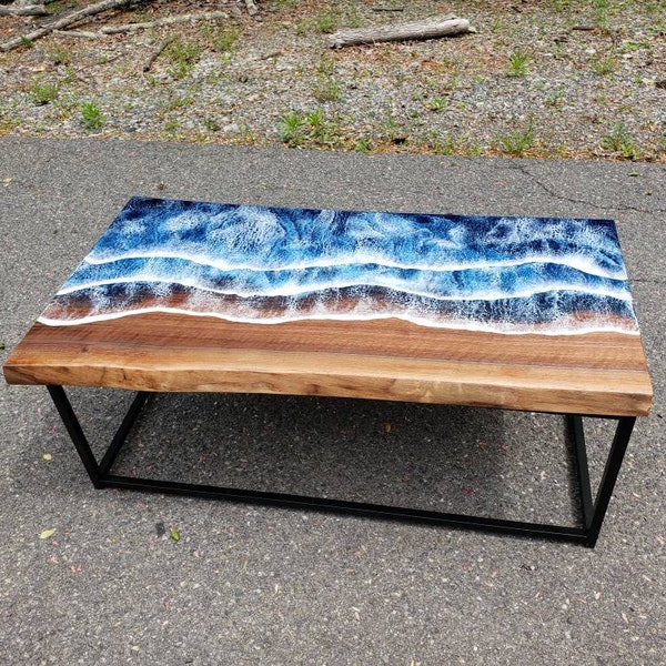 Resin Ocean Table - Etsy