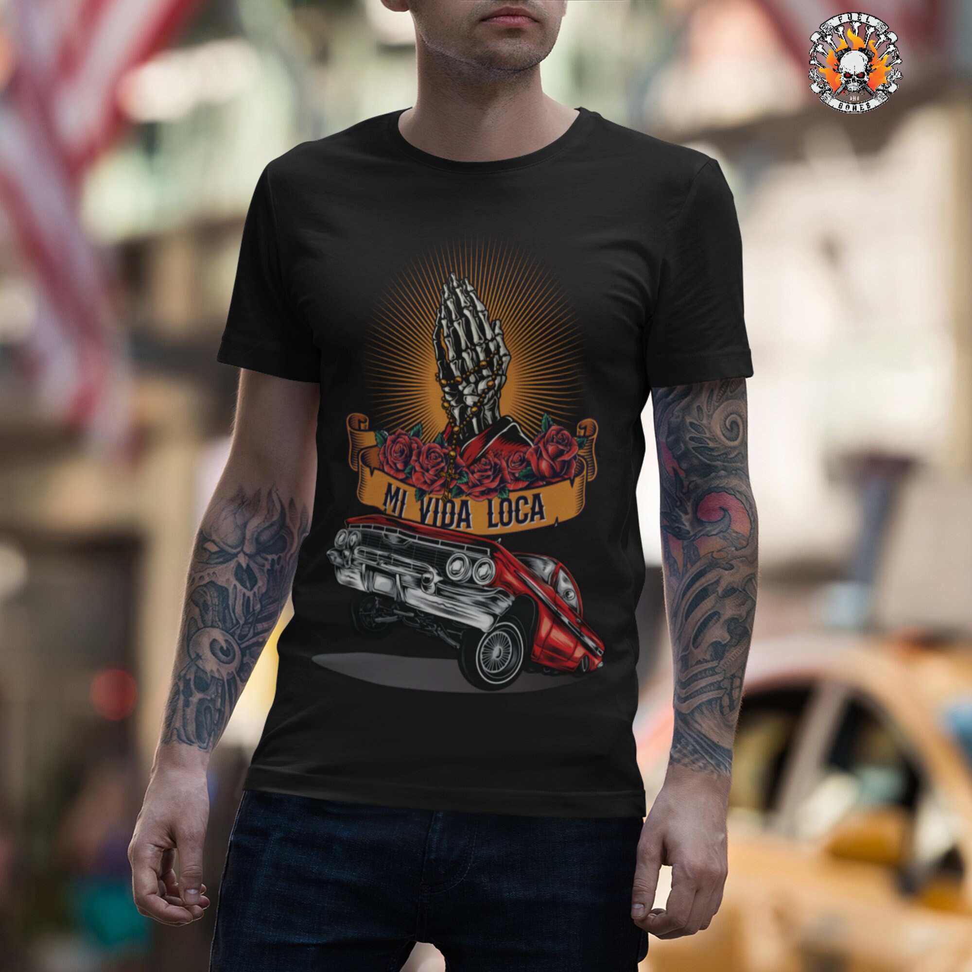 Mi Vida Loca, Lowrider Shirt, LowLow T-Shirt, Chicano Kleidung, Old ...