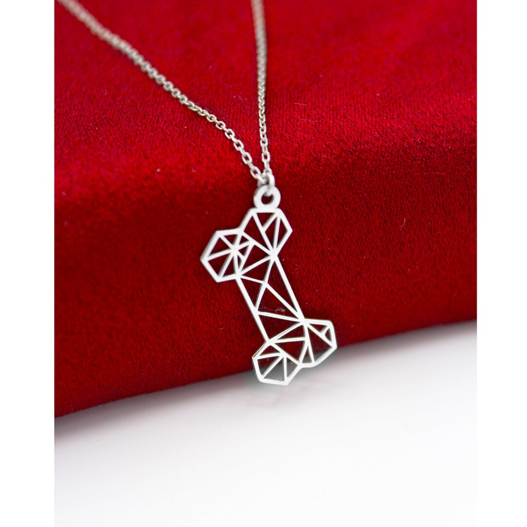 Origami Bone Necklace , Bone Necklace - Etsy