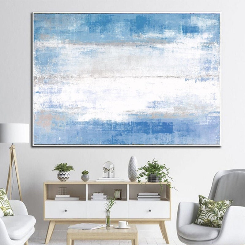 Light Blue Wall Art - Etsy