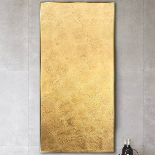 Abstract Gold Painting on Canvas Original Golden Fine Art - Etsy