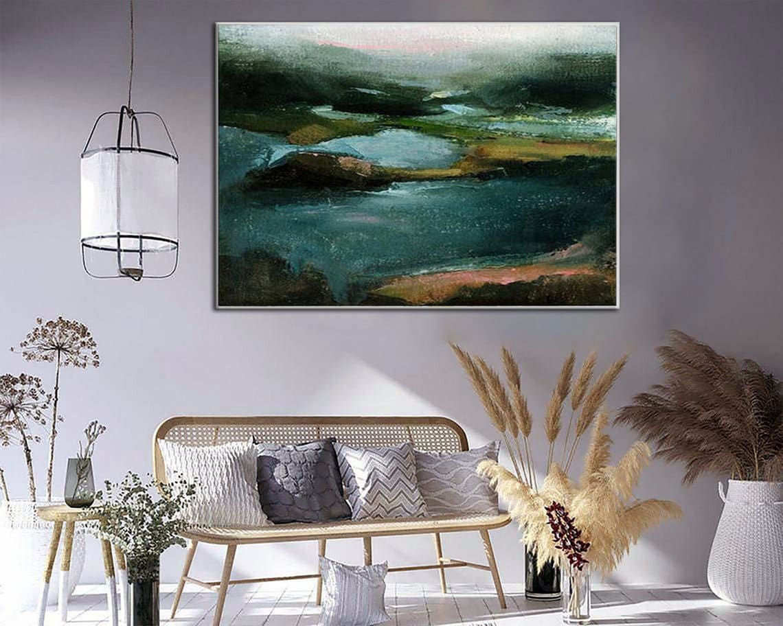 Large Abstract Painting Original 40x60 Artwork on Canvas - Etsy