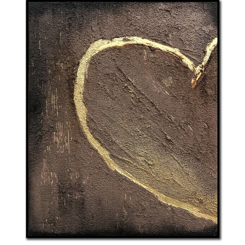 Heart Painting - Etsy