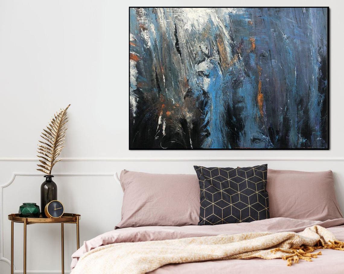 Abstract Painting on Canvas Abstract Canvas Art Modern Oil - Etsy