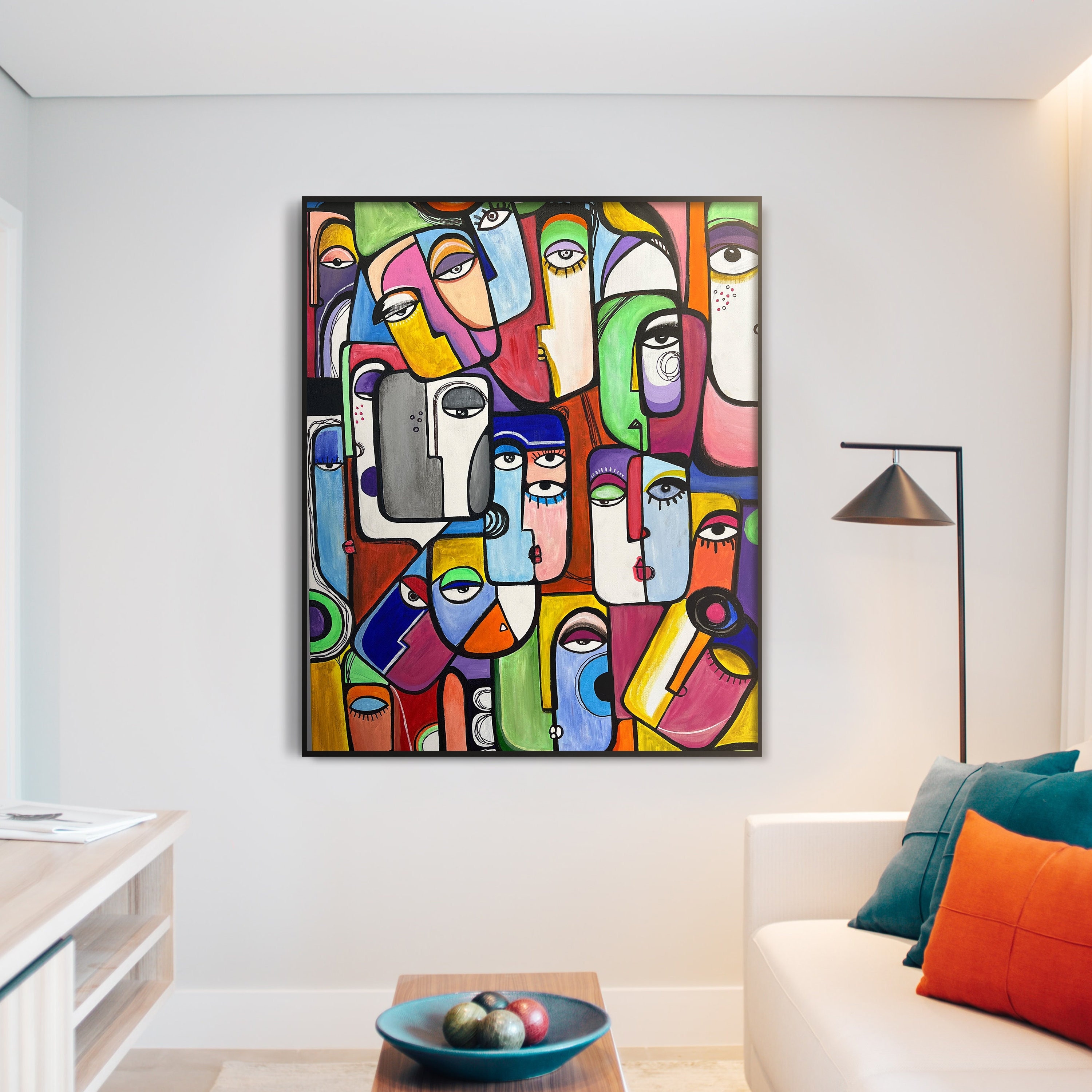 Abstract Painting Of People