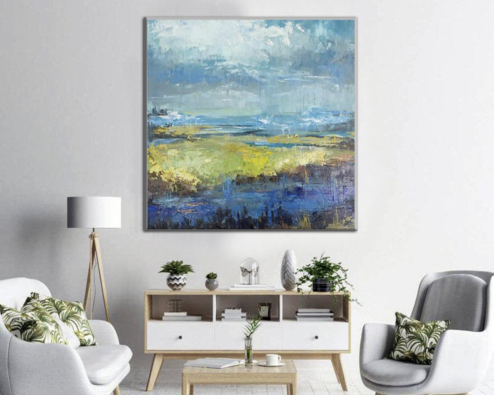 Large Canvas Painting Original Landscape Wall Art Large - Etsy