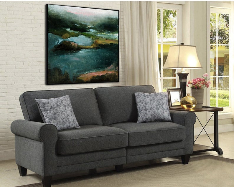 Large Abstract Painting Original 40x60 Artwork on Canvas - Etsy