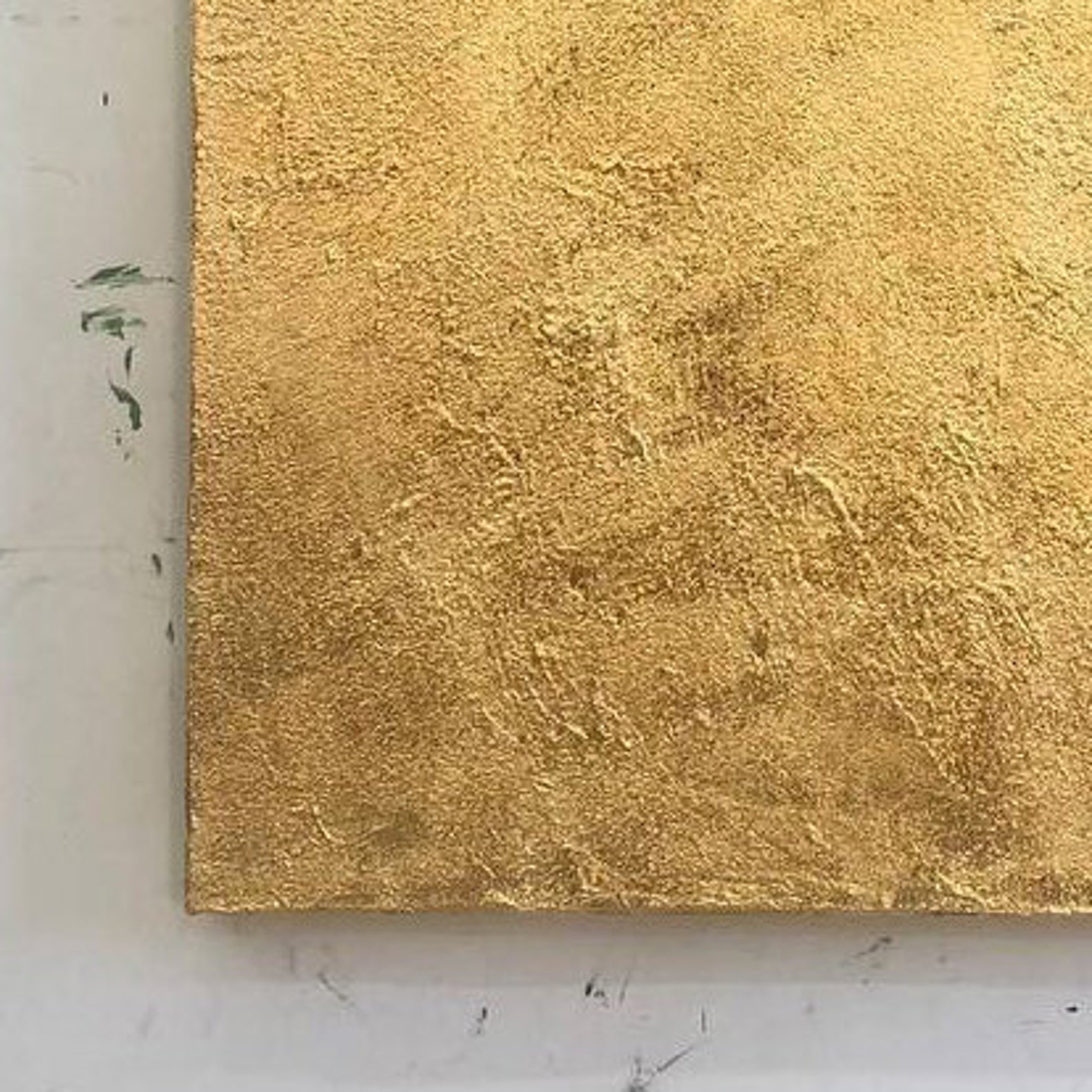 Abstract Gold Painting on Canvas Original Golden Fine Art - Etsy
