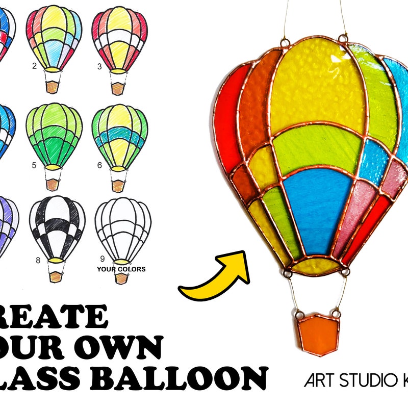 Stain Glass Balloon - Etsy