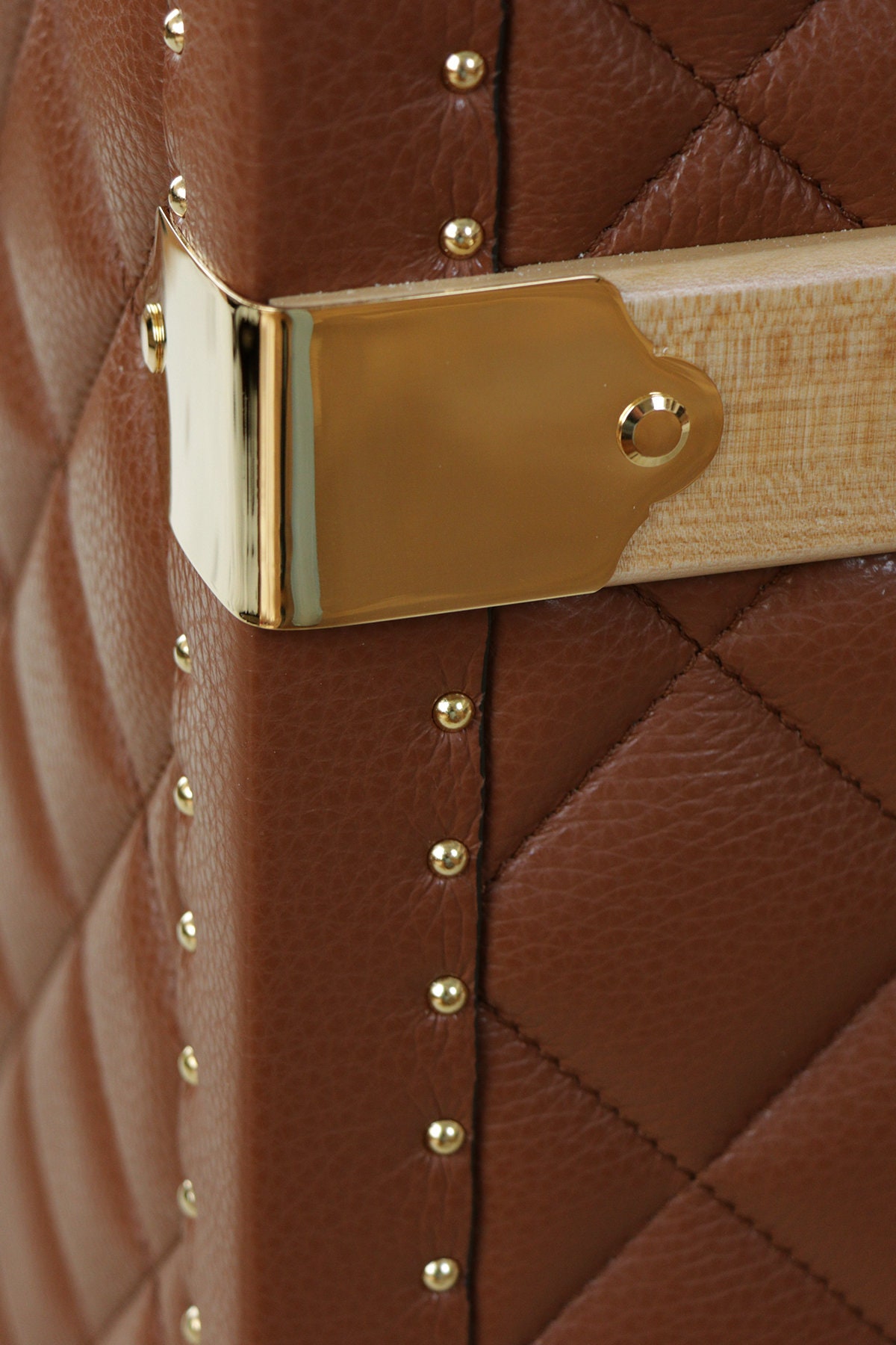 Leather Trunk Garment Bag Suitcase Travel Real Leather & Wood Handmade ...