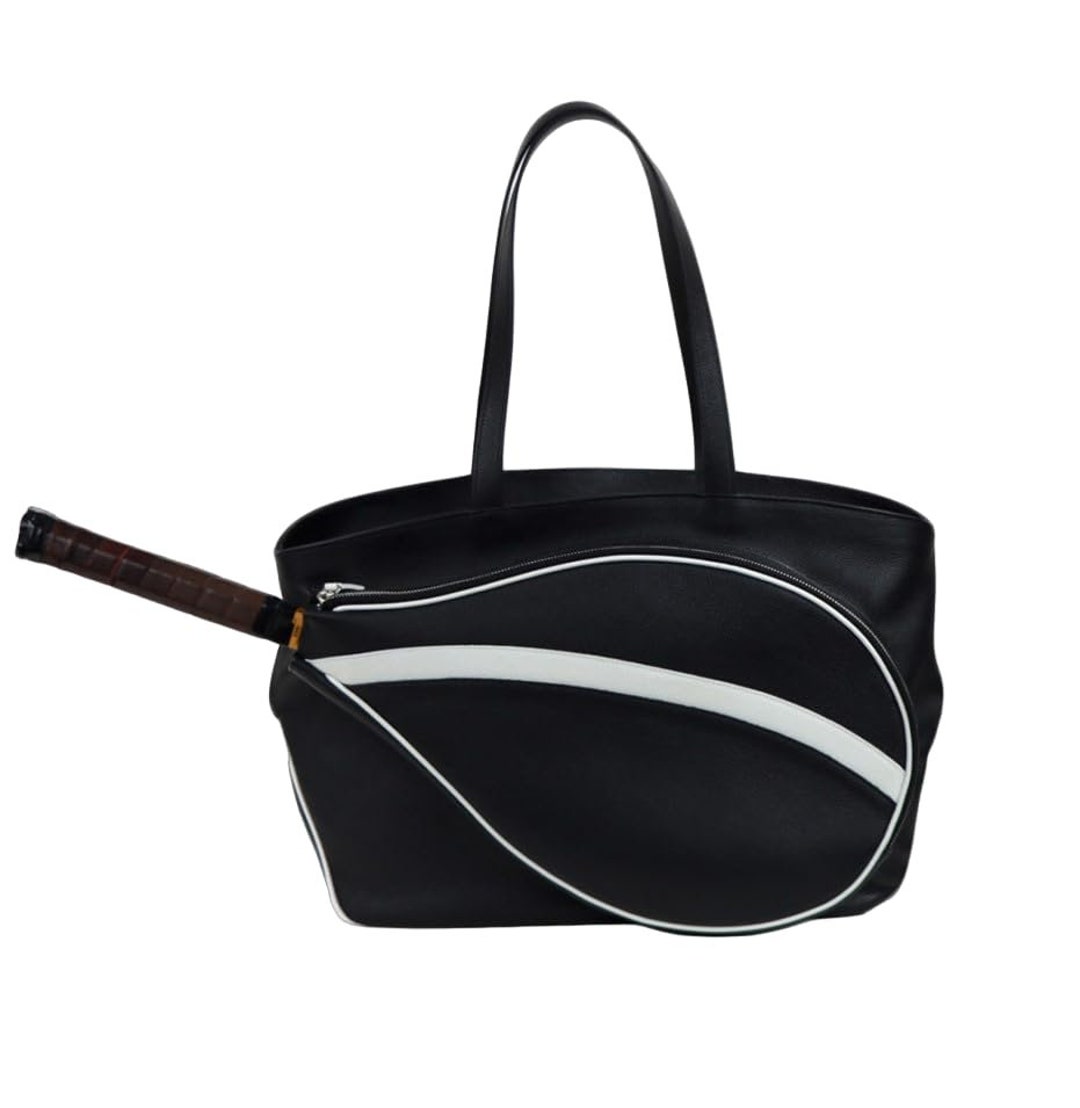 Leather Tennis Shopper Bag Racket Case Italian Full Grain Leather Soft ...