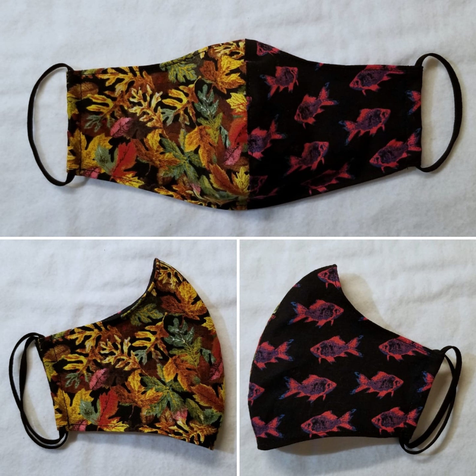 Geek Culture Contoured Masks 2 Layer Cotton Fabric With | Etsy