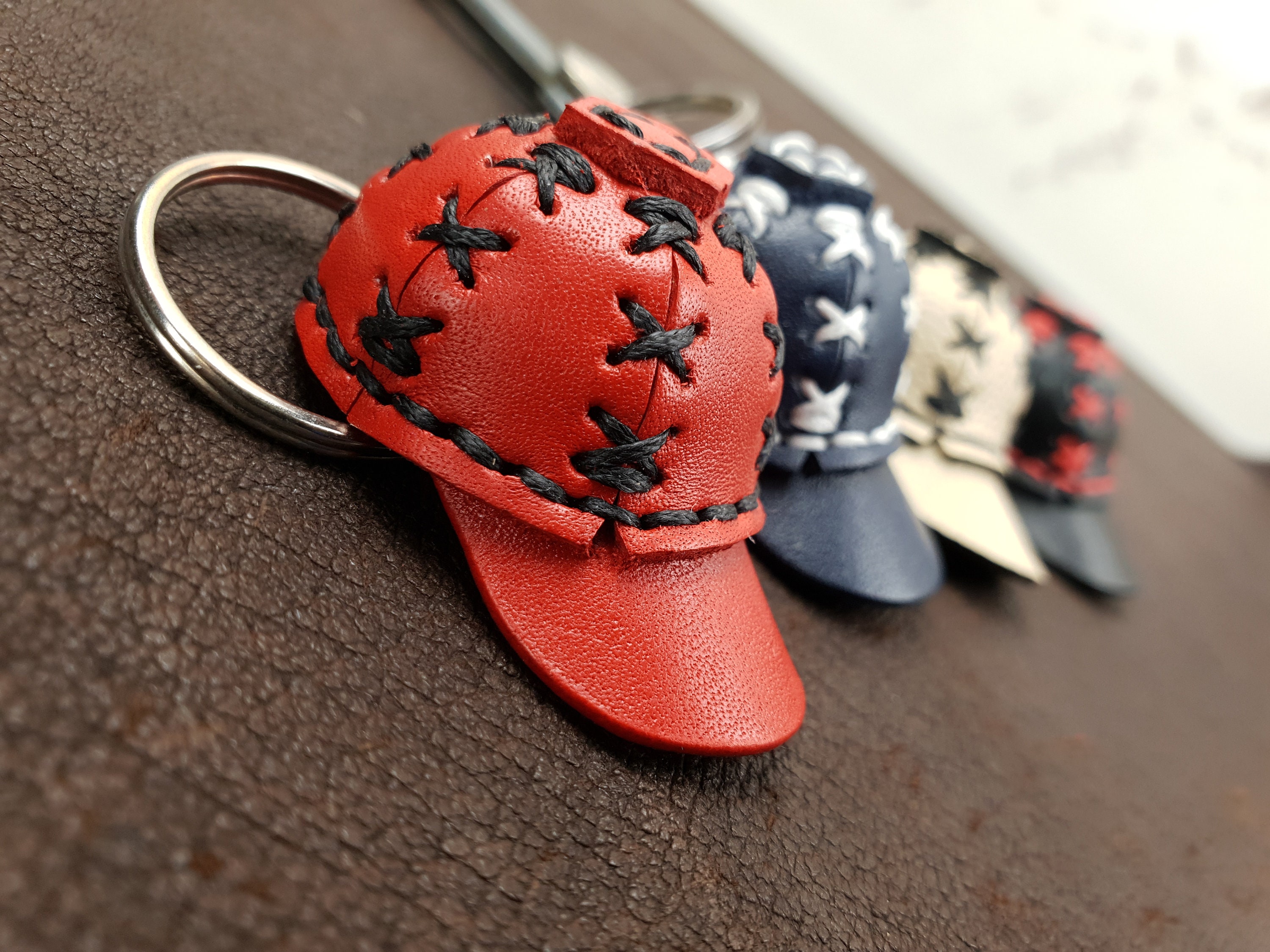 Leather Baseball Cap PDF Pattern Leather Keychain Leather Cap - Etsy