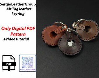 PDF Apple Air Tag Leather Keychain Pattern - Etsy