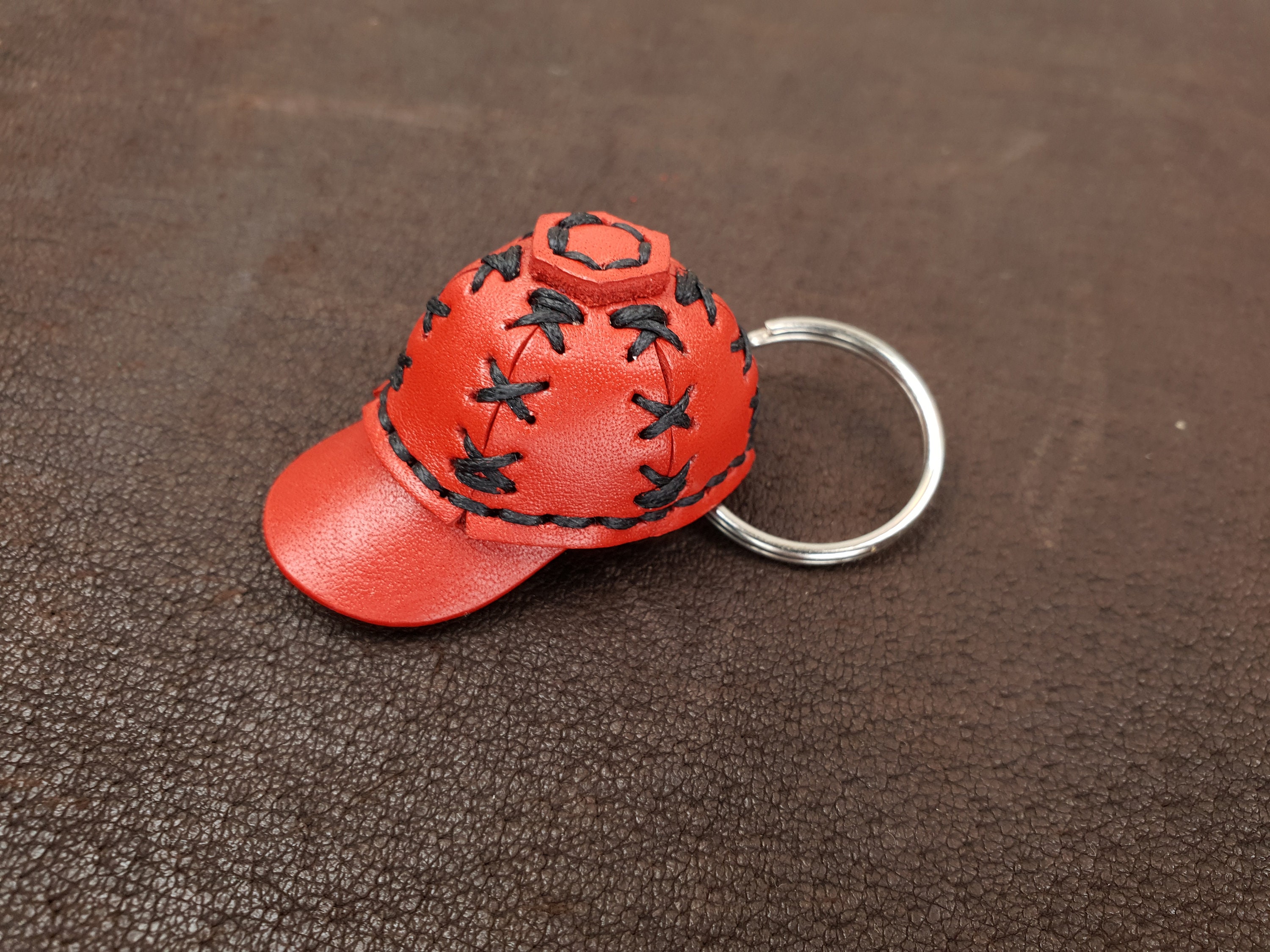 Leather Baseball Cap PDF Pattern Leather Keychain Leather Cap - Etsy