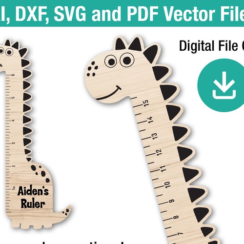 Kids Unicorn Fun Color in Cut Out Ruler Fun Shaped - Etsy