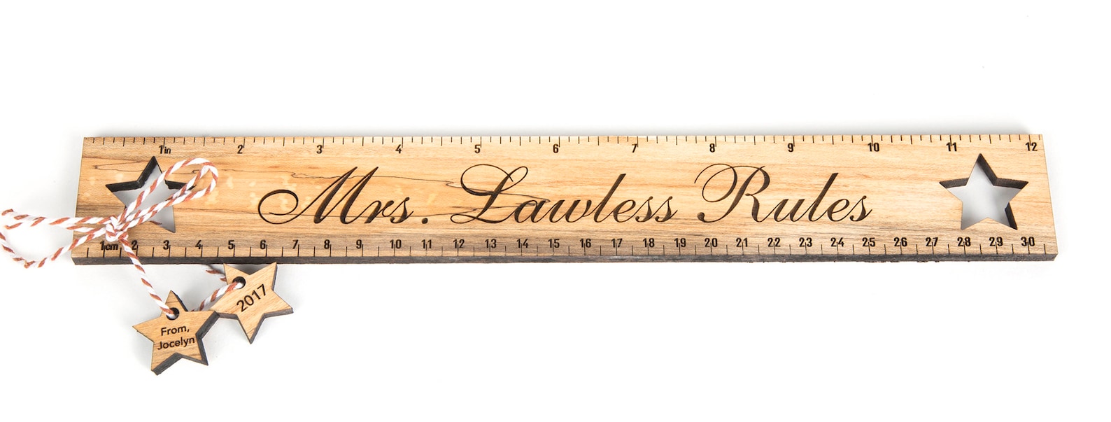 Teacher Ruler, End of Year Teacher Gift, Instant Download Laser ...