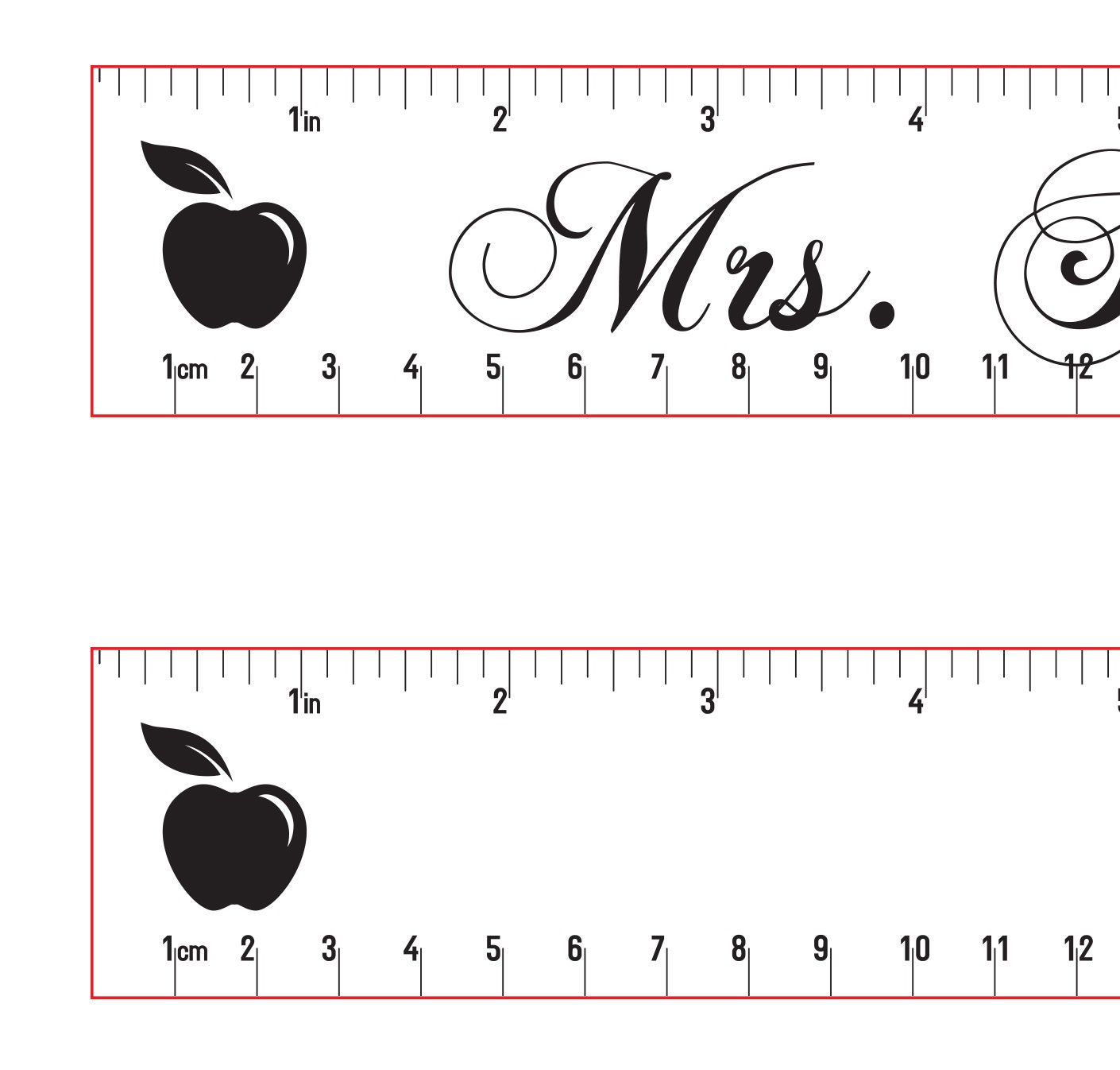 Teacher Ruler End of Year Teacher Gift Instant Download - Etsy