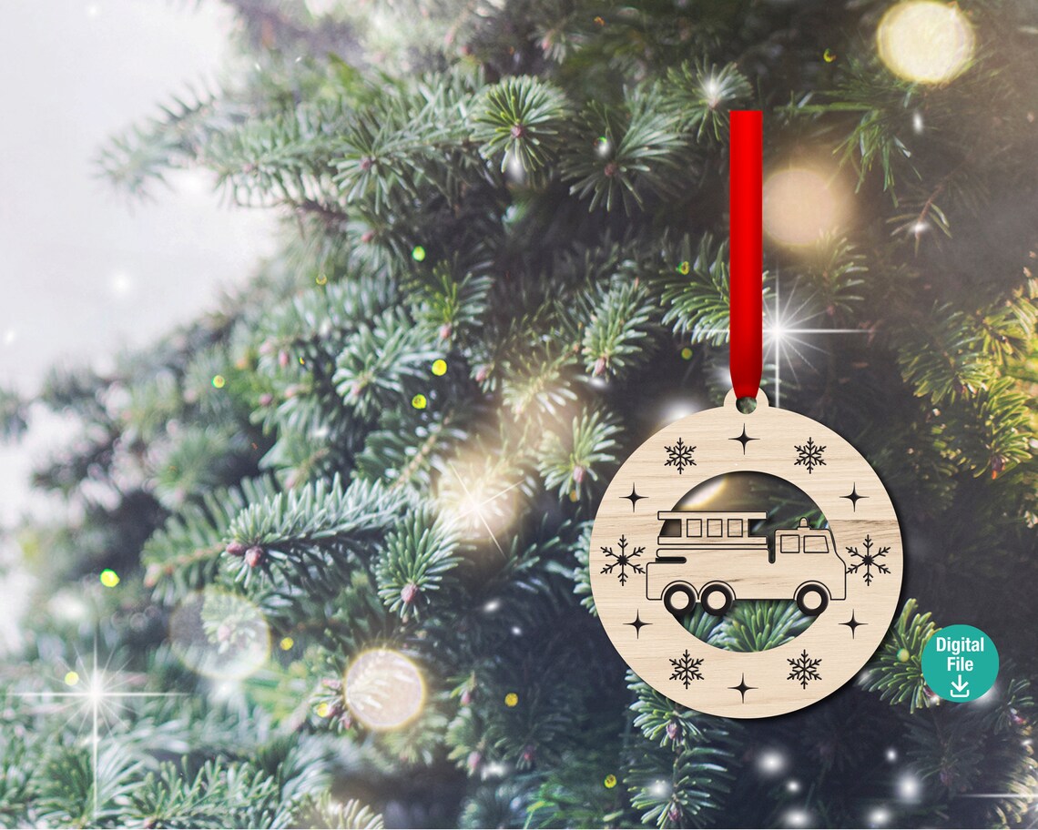 First Responder Cut Out Christmas Ornaments, Digital File, Laser Vector ...
