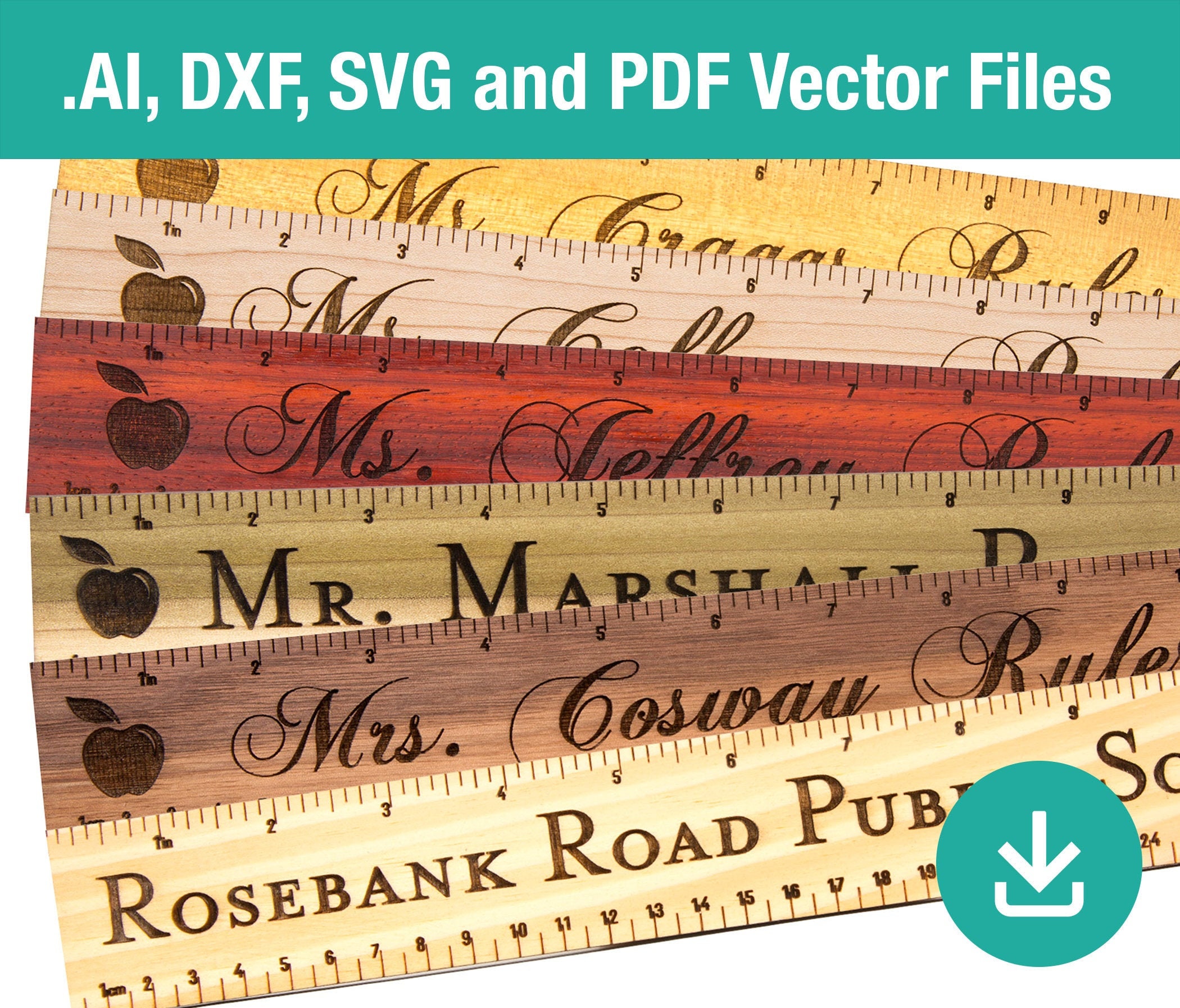 Teacher Ruler End of Year Teacher Gift Instant Download - Etsy