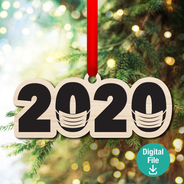 2020 Ornament Mask - Etsy
