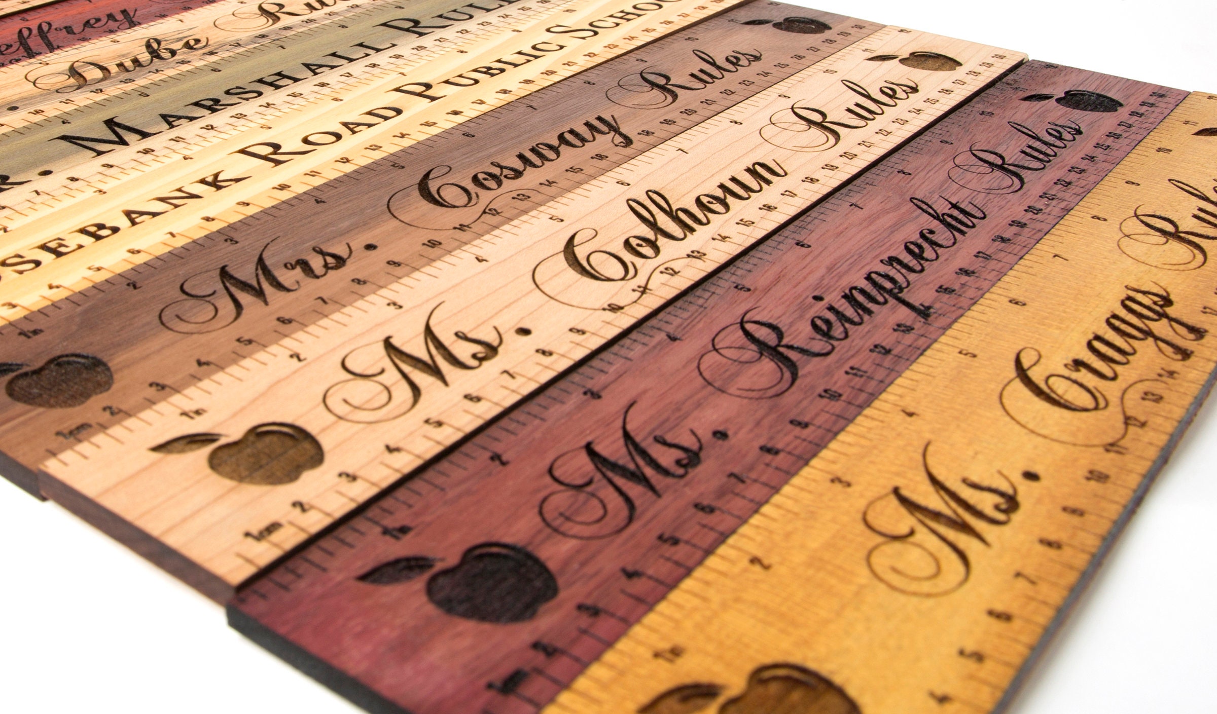 Teacher Ruler End of Year Teacher Gift Glowforge File - Etsy