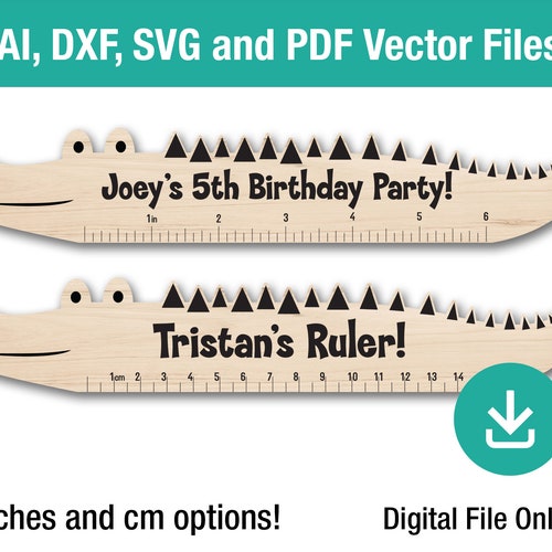 Kids Unicorn Fun Color in Cut Out Ruler Fun Shaped | Etsy