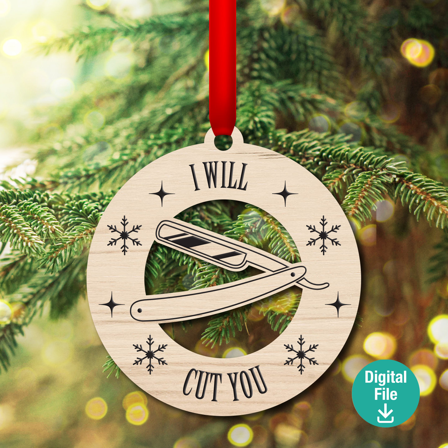 Hairdresser, Hair Salons, Barber Christmas Ornaments, Personalized ...