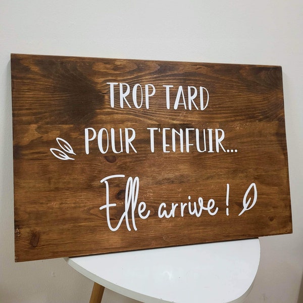 Trop tard pour t enfuir - Etsy France