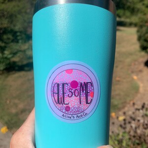 Awesome Sticker (pink) - Etsy